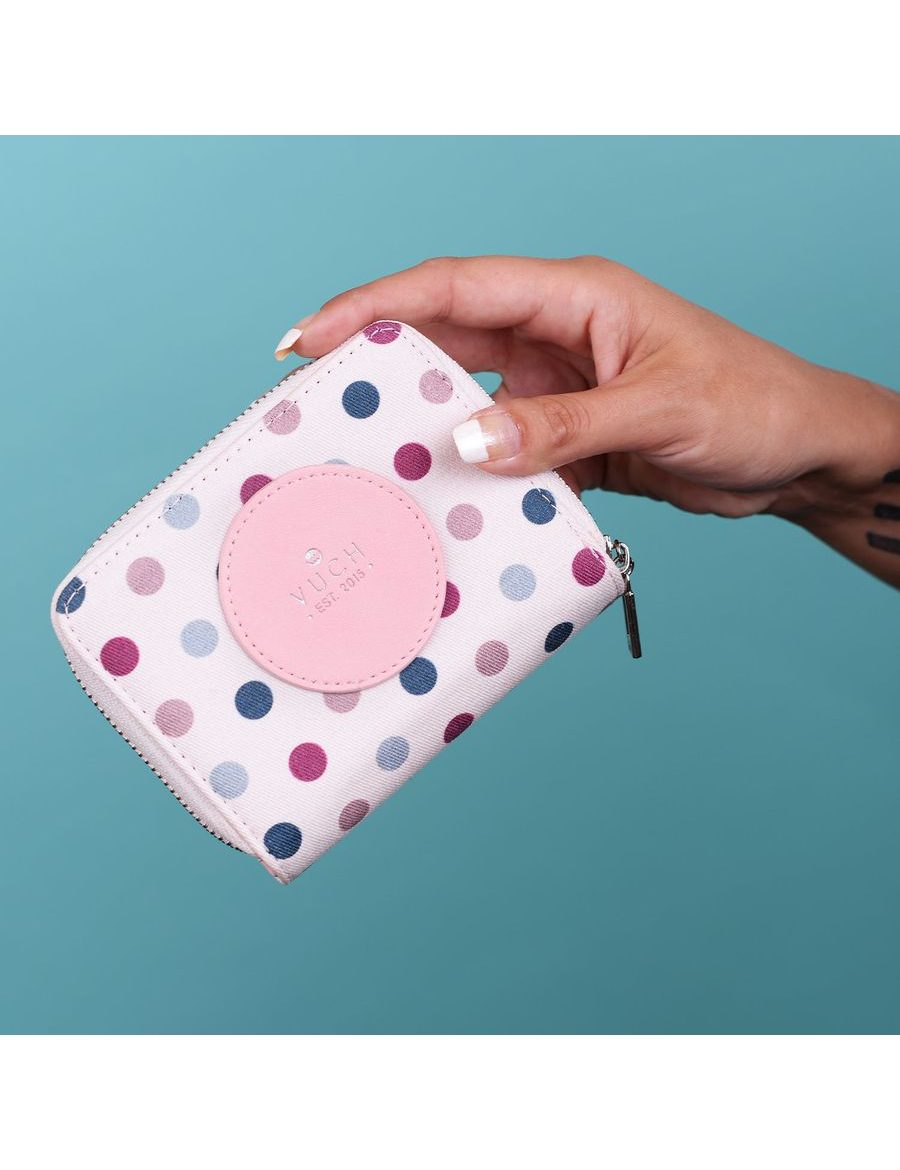 Dámská bílá peněženka s barevnými puntíky Zippy Collection - SHY SARA ...