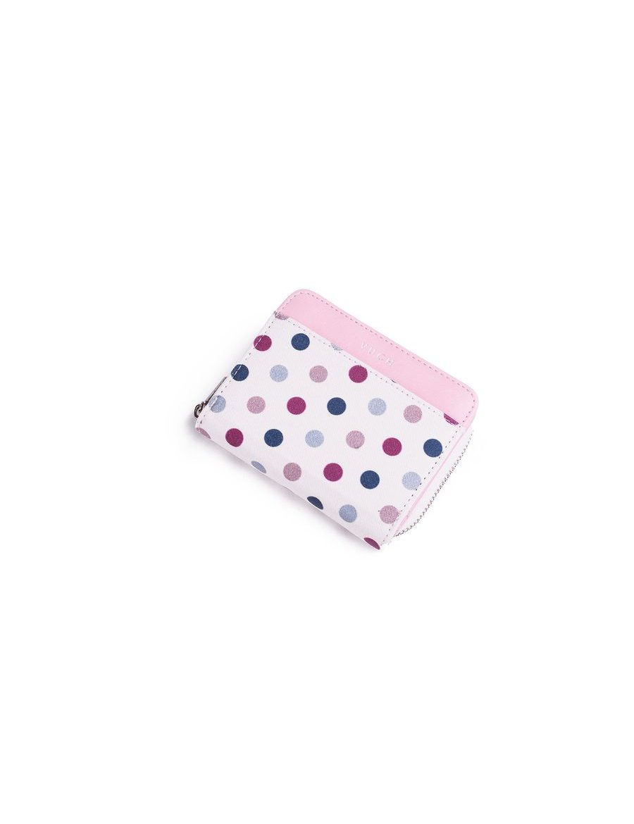 Dámská bílá peněženka s barevnými puntíky Zippy Collection - SHY SARA ...