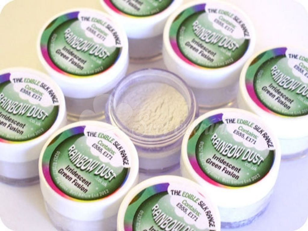 World of Confectioners - Rainbow Green Fusion - Rainbow Dust - Powder ...