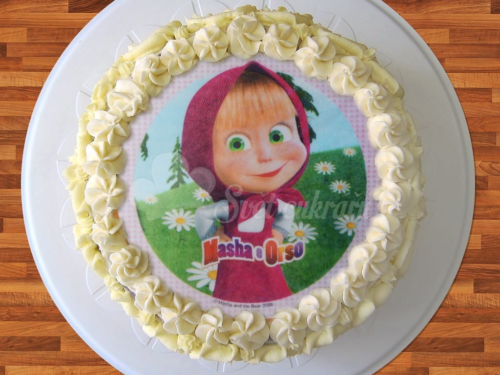 World of Confectioners - Edible paper Masha and the Bear - Modecor ...