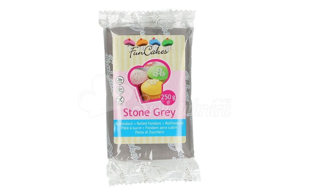 World of Confectioners - Grey rolled fondant Stone Gray (colour fondant ...
