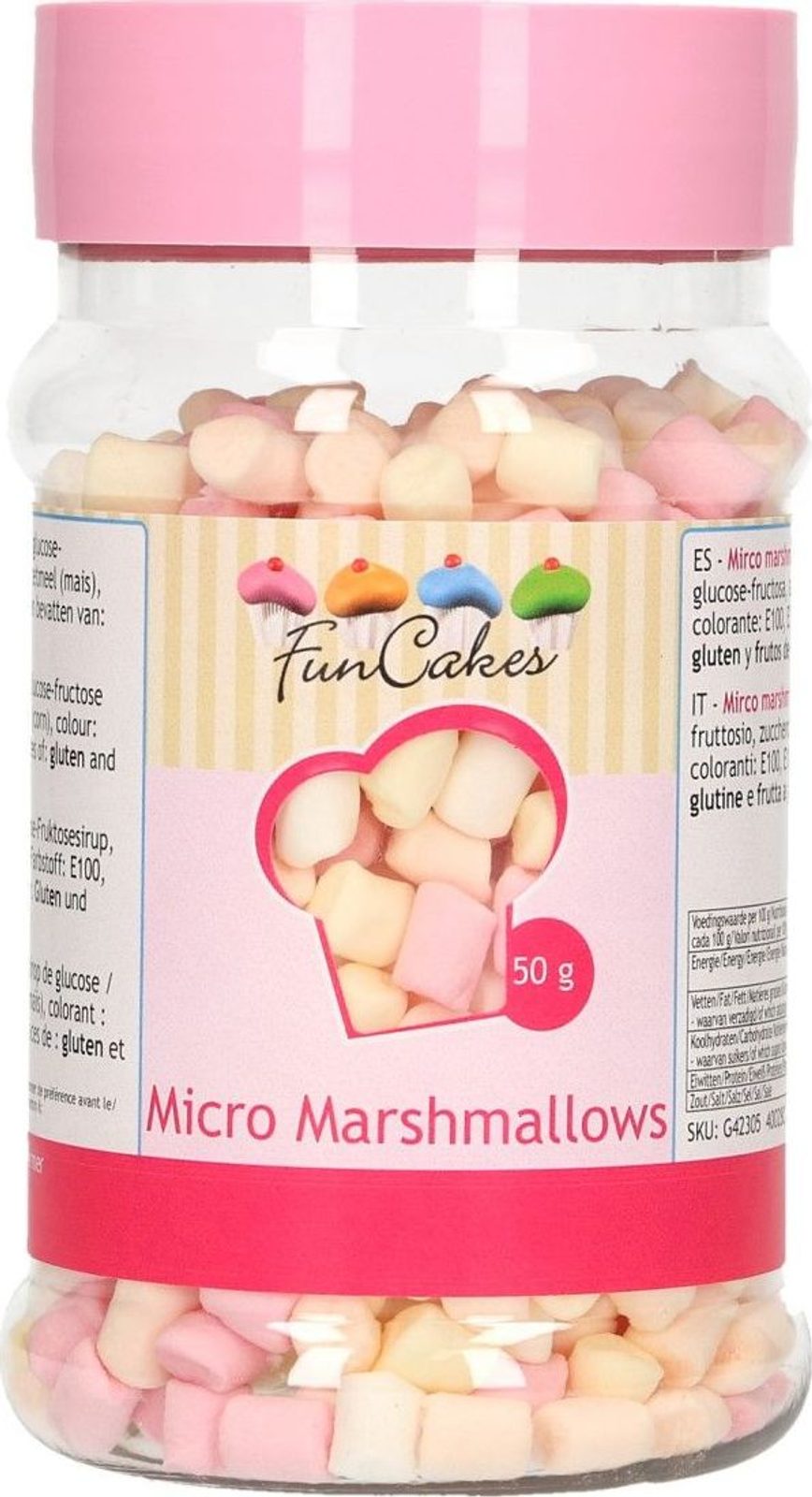 Mikro Marshmallows - 50 g - FunCakes - Cukrářské zdobení a sypání ...