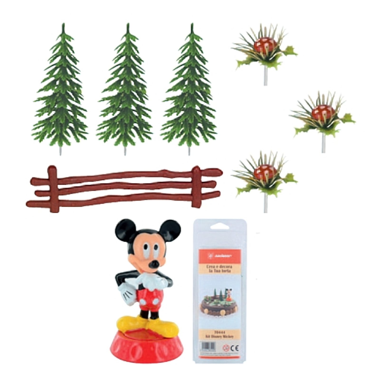 World of Confectioners - Cake toppers Mickey Mouse - Modecor - Figures ...