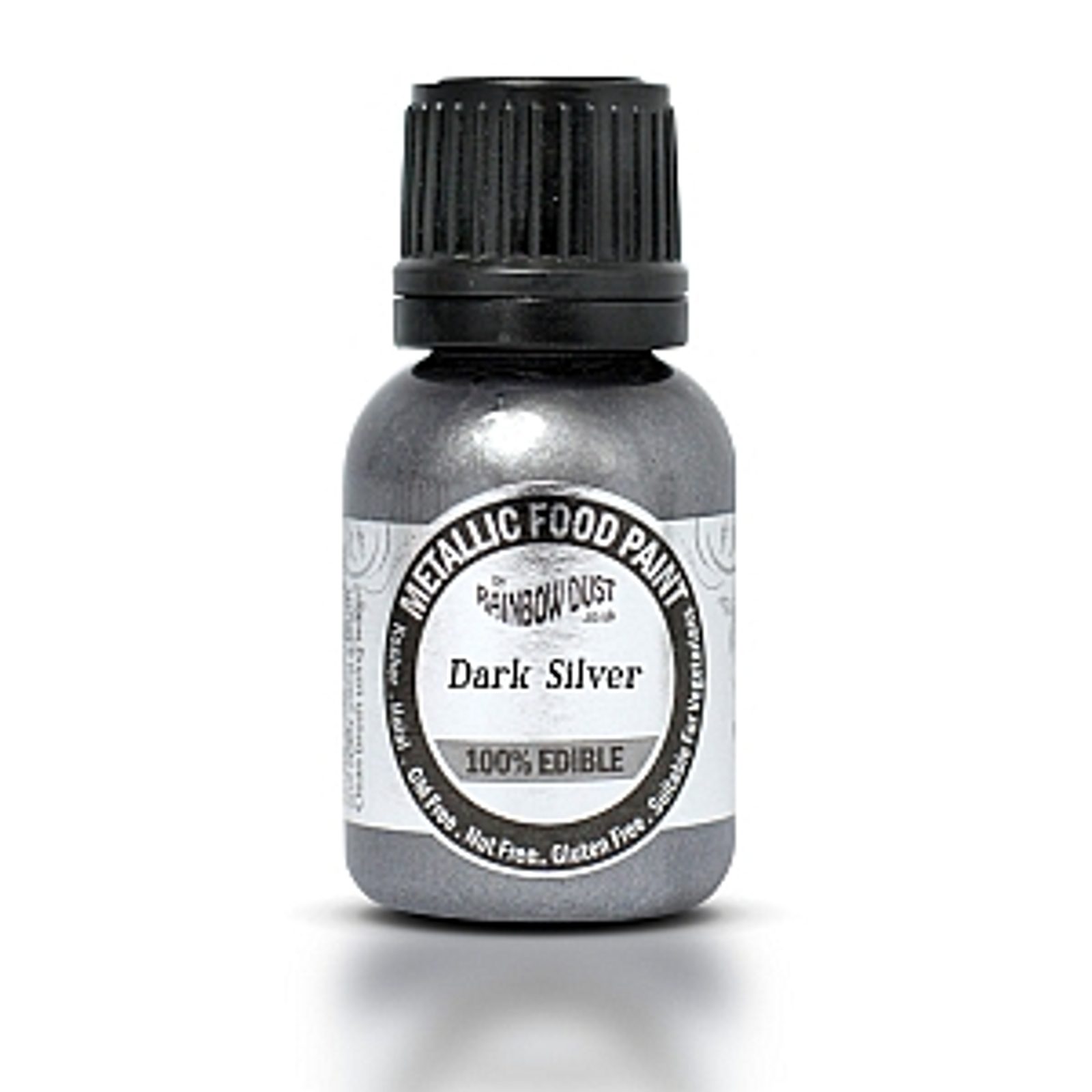 World of Confectioners - Liquid metallic colour Dark Silver - Rainbow ...