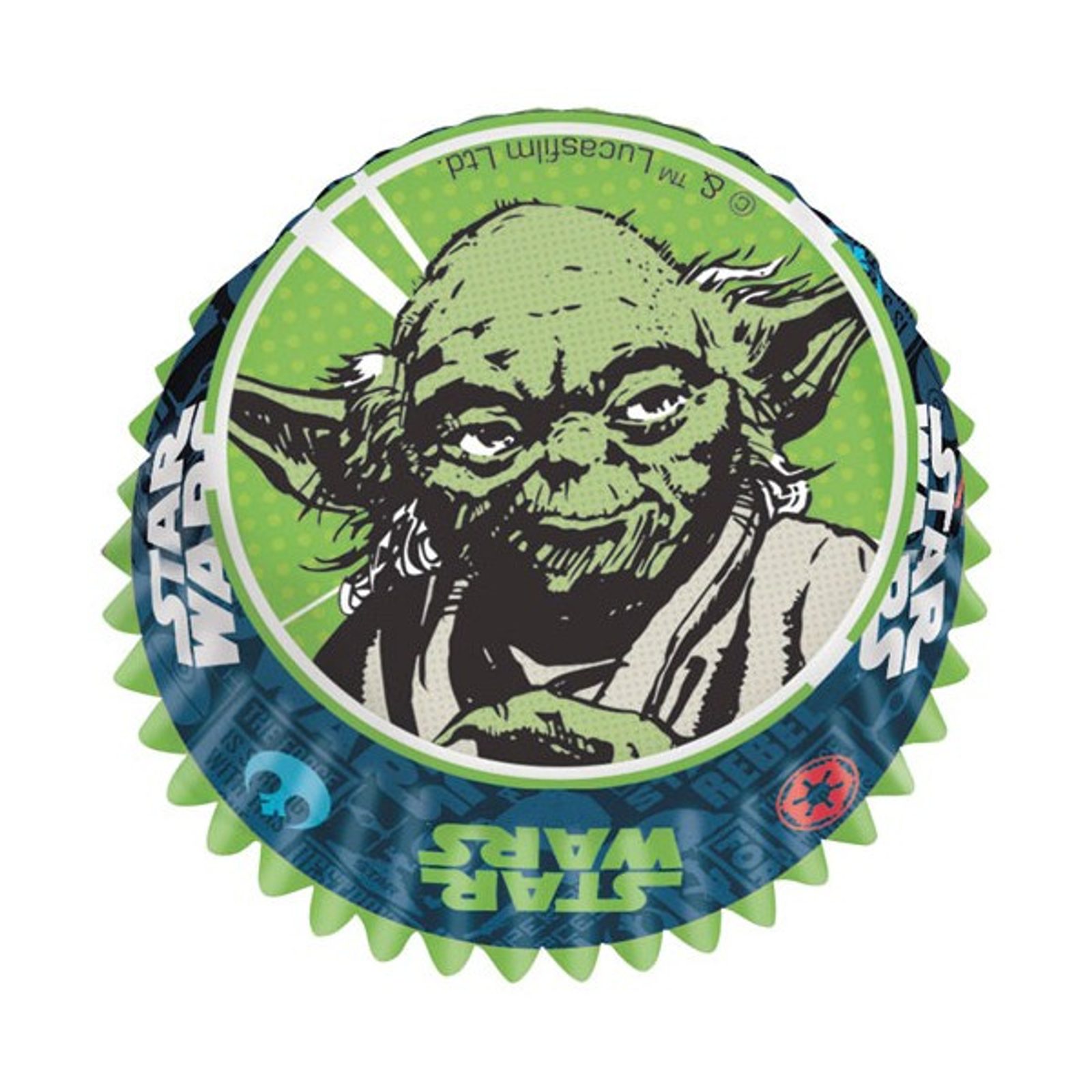 World of Confectioners - Stor Baking Cups Yoda Star Wars 60 pcs - Stor ...