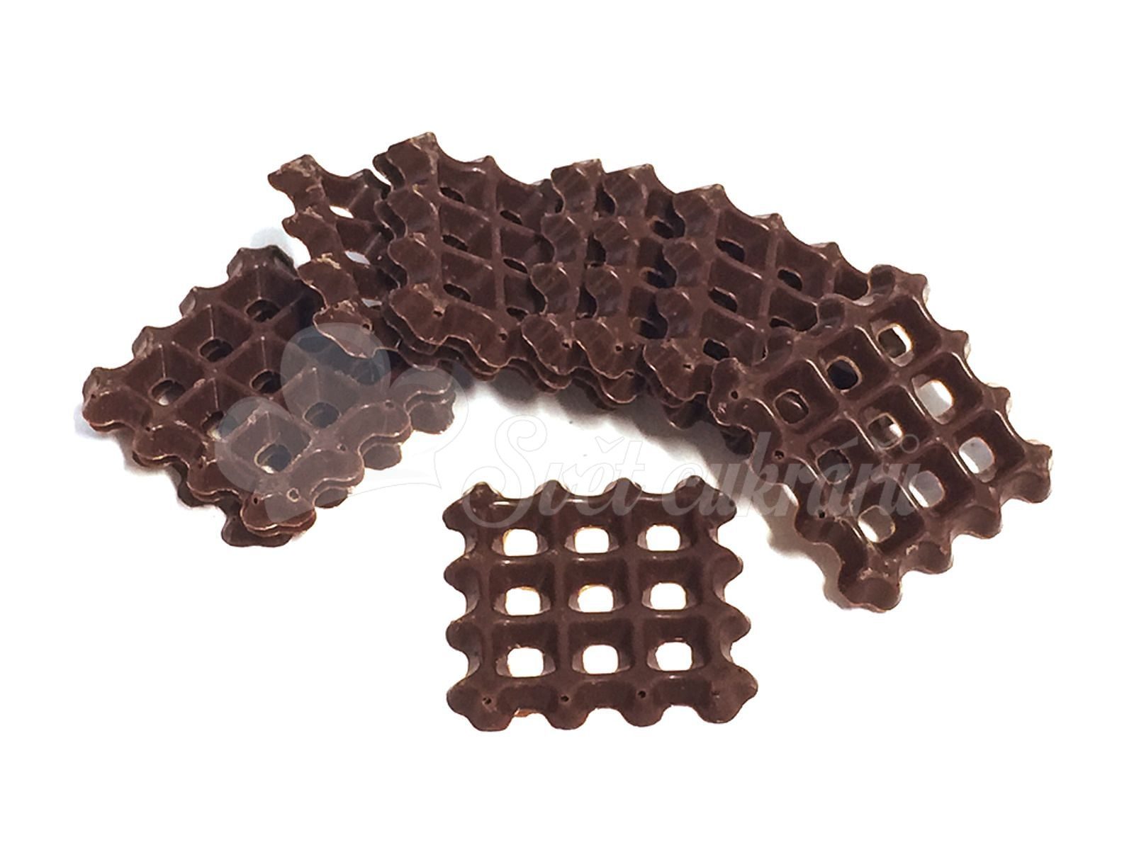 World of Confectioners - Chocolate grid 40 pcs - Chocolate decoration ...