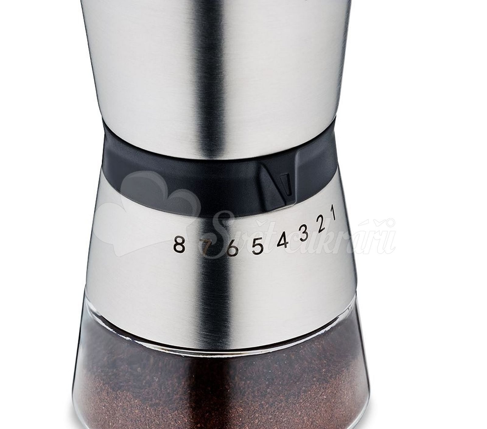World of Confectioners - Coffee grinder with ceramic stones stainless ...