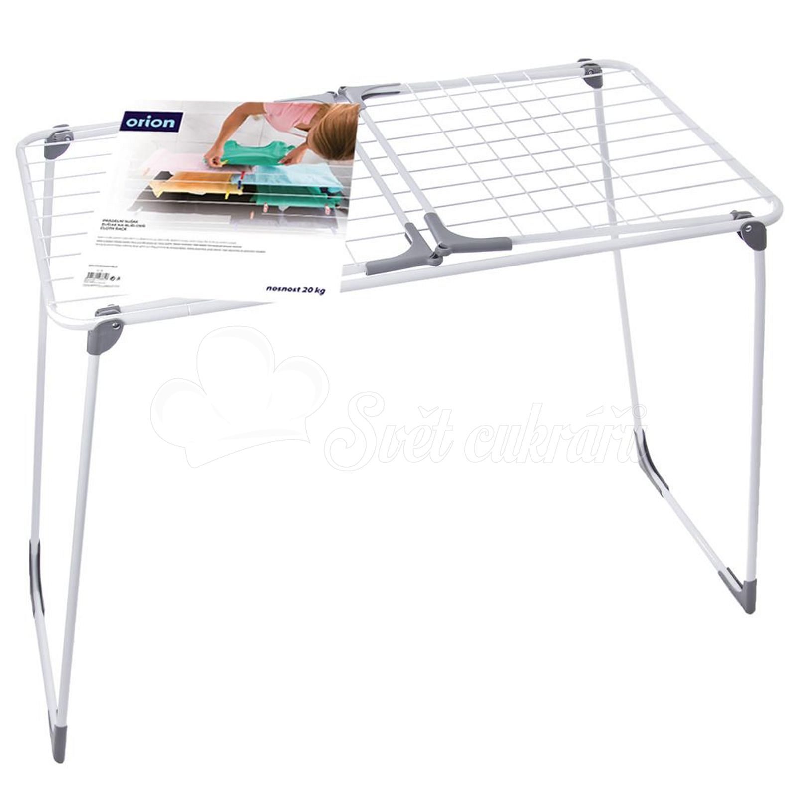 World of Confectioners - Folding metal/plastic laundry dryer RACK ...