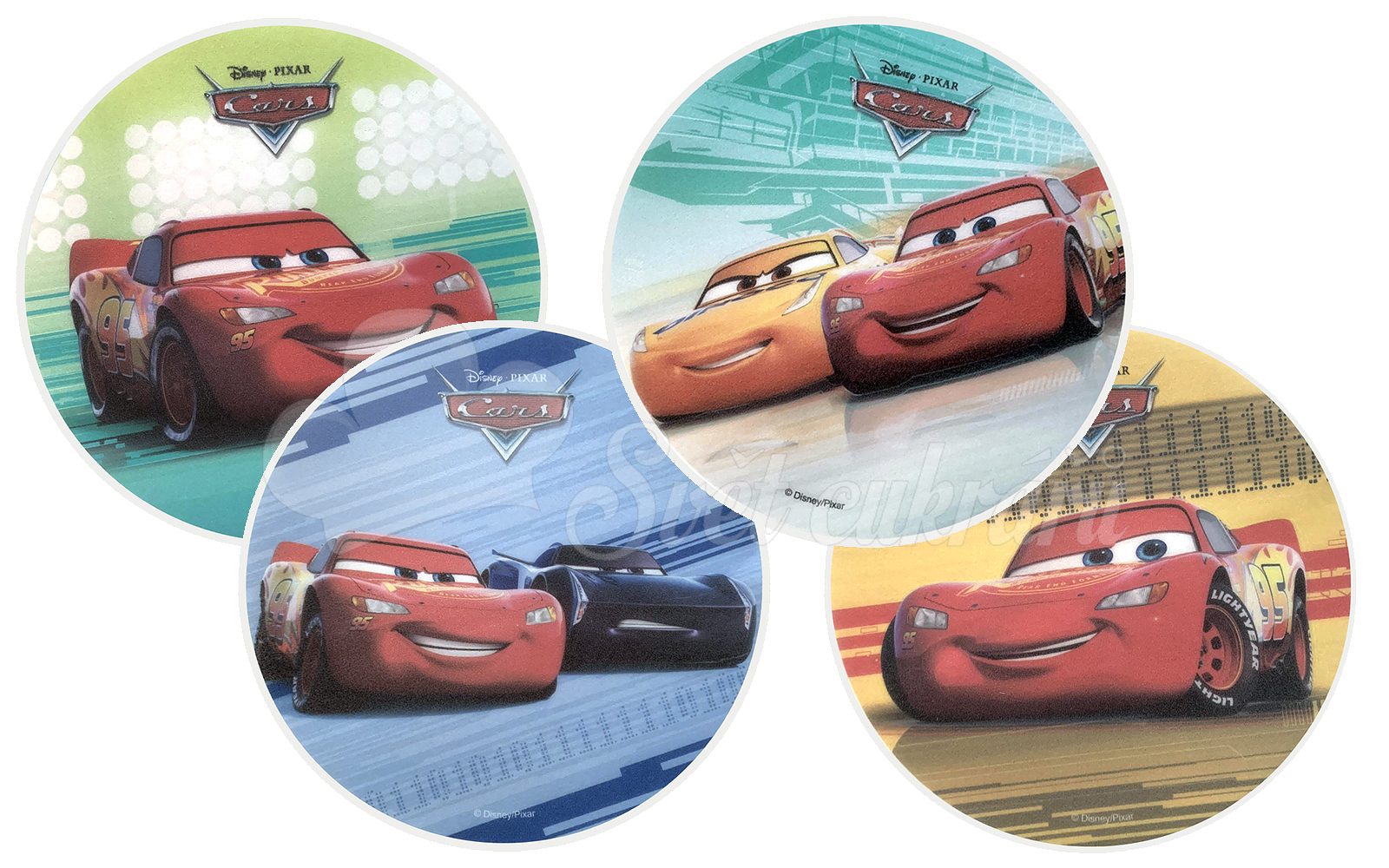 World of Confectioners - Edible paper with car motif - Cars by Pixar ...