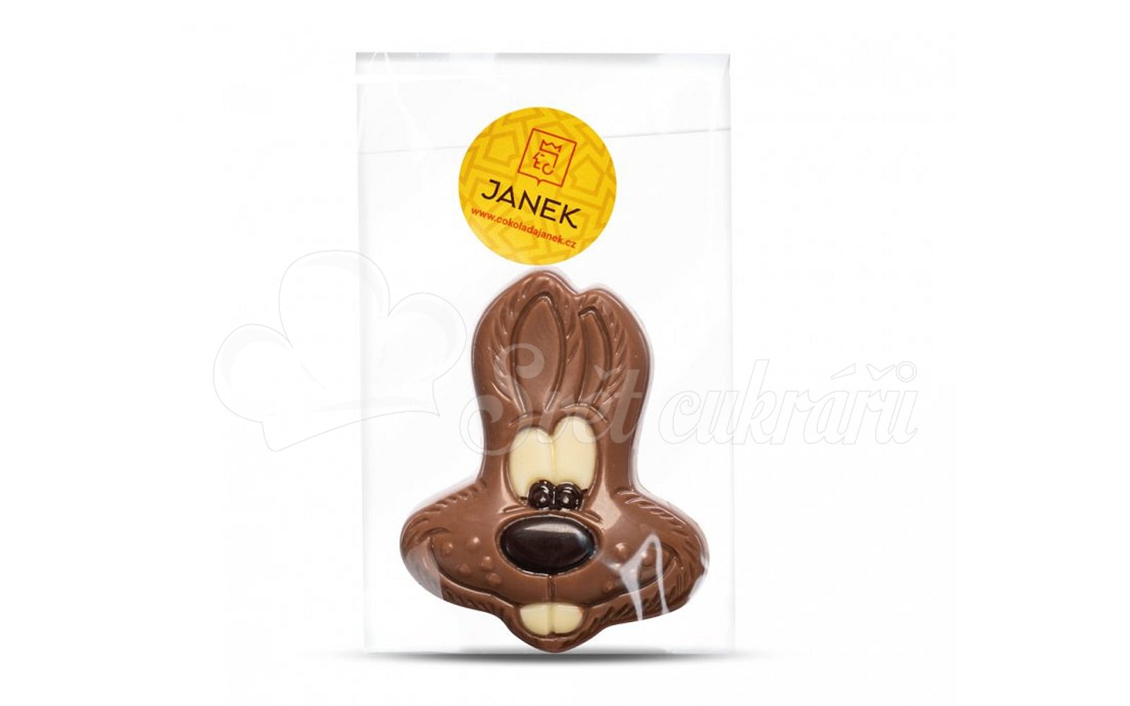 World of Confectioners - Cheerful bunny made of milk chocolate ...