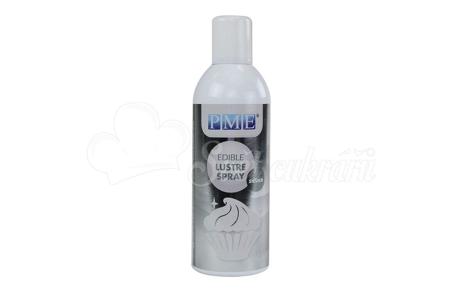 World of Confectioners - Edible Lustre Spray SILVER - 400 ml - PME ...