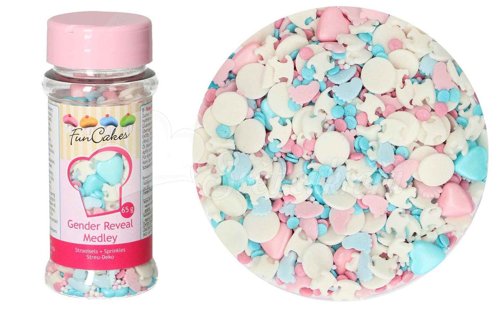 World of Confectioners - Sprinkle Medley - Gender Reveal - 65g ...