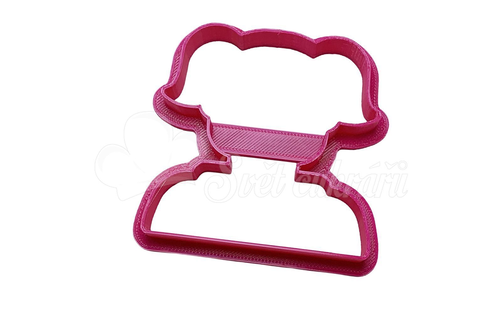 Vykrajovátko Lego Hlava Holka - 3D tisk - Dortmarket - Vykrajovátka z ...