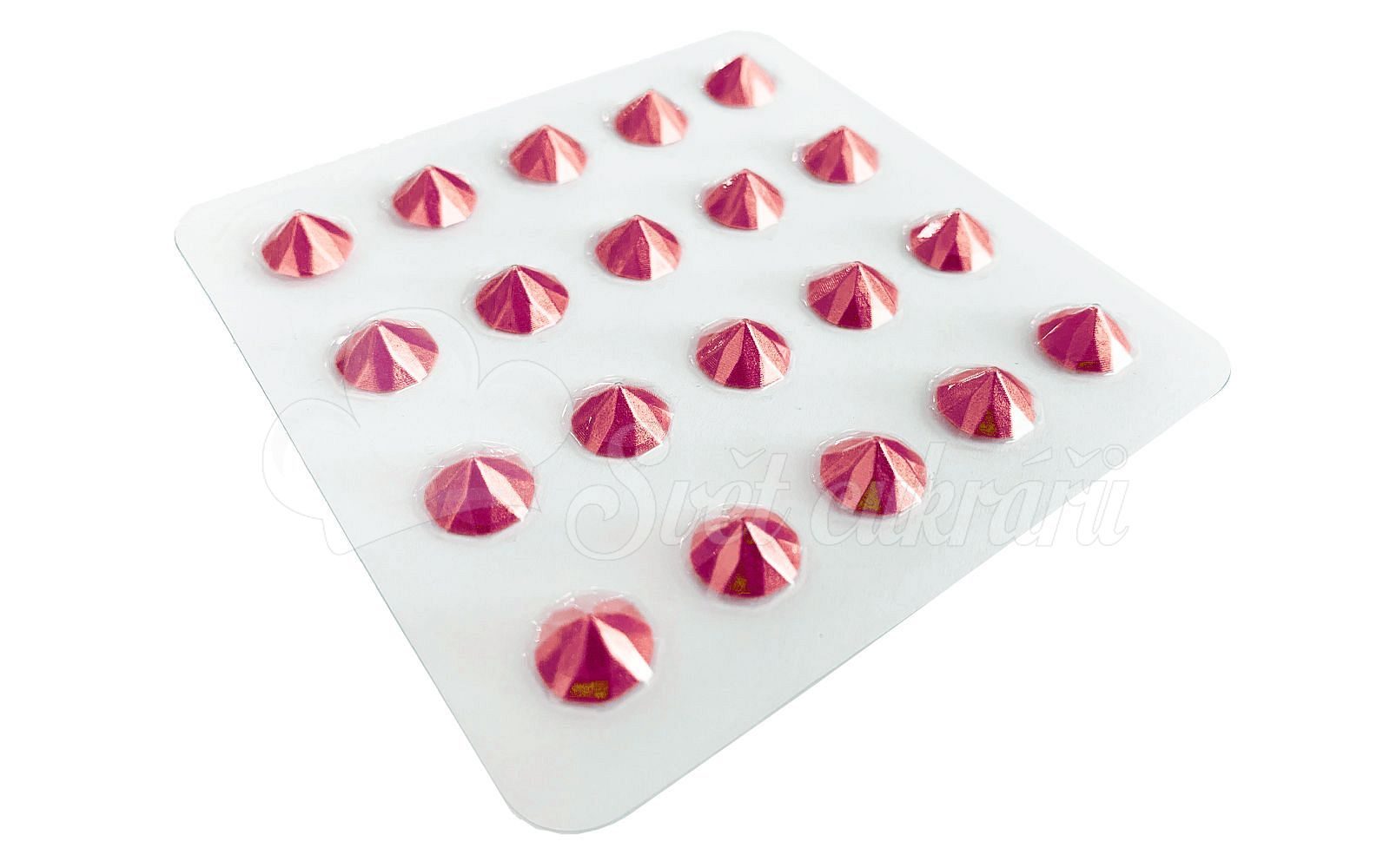 World of Confectioners - House of Cake Jelly Diamonds - Ruby - pk/20 ...