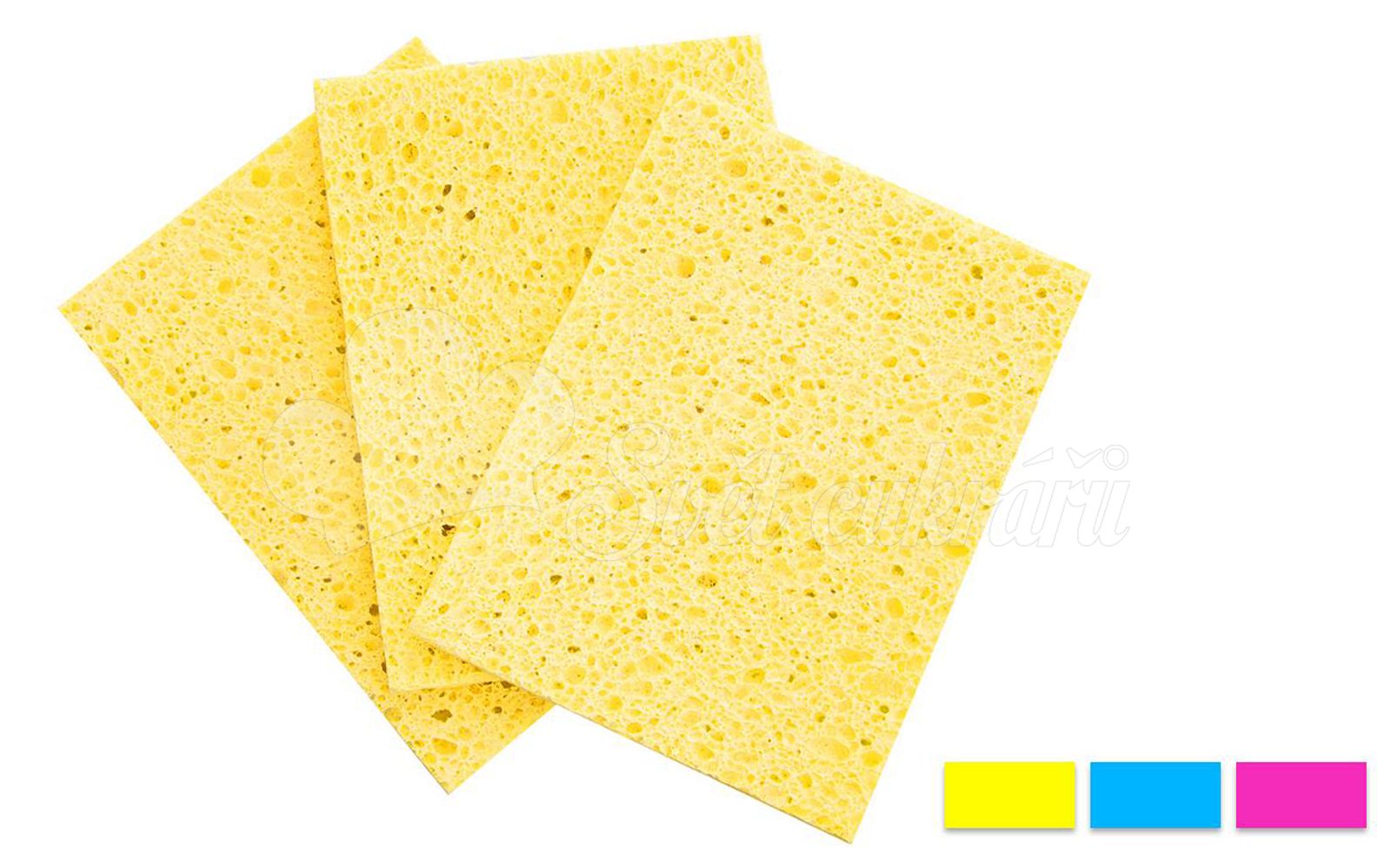World of Confectioners - Dishwashing sponges 3 pcs - 15,5 x 12 cm ...