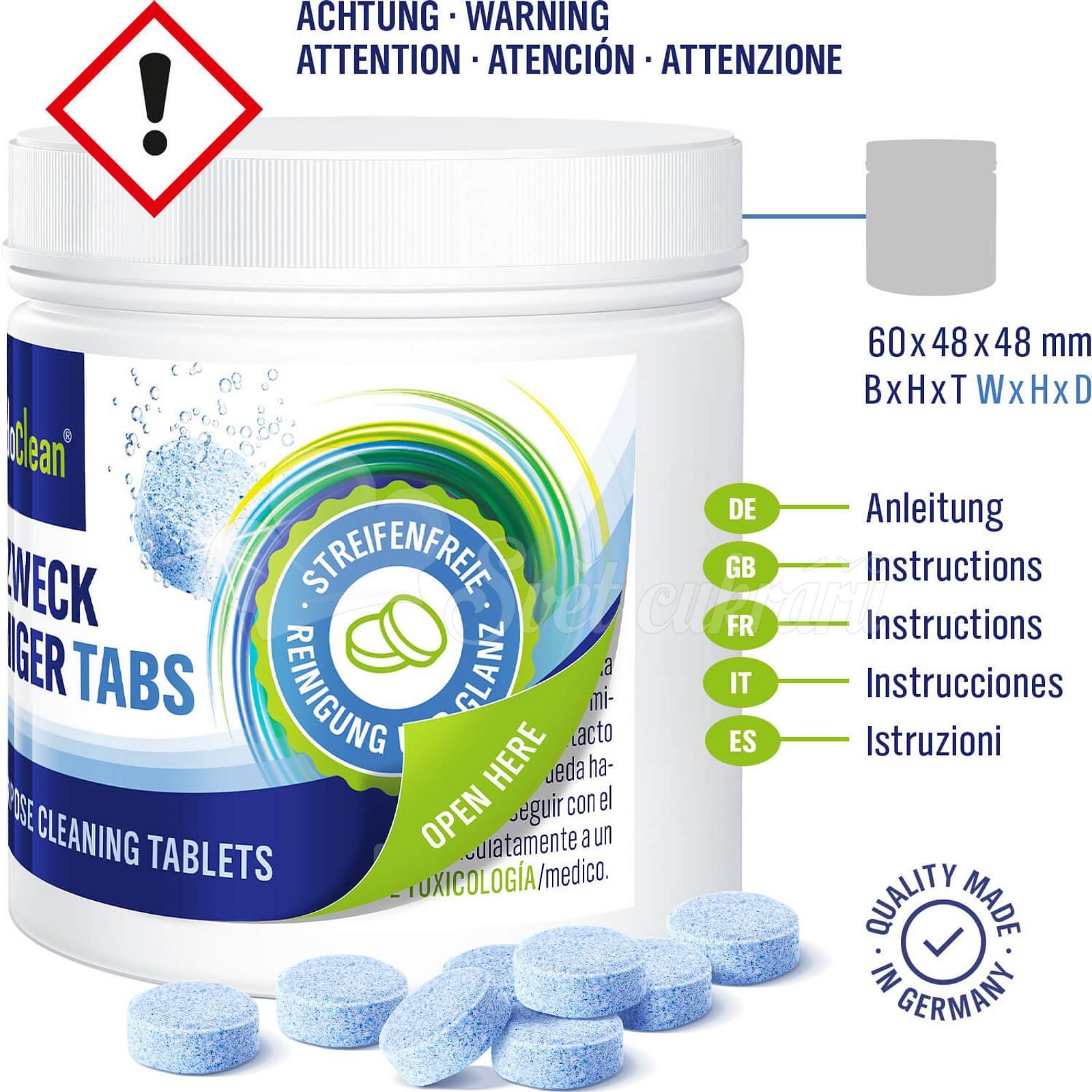 World of Confectioners - Universal hot water cleaning tablets - 40 pcs ...