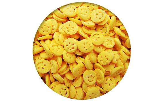 World of Confectioners - Sugar sprinkles Smileys 50 g - Other shapes ...