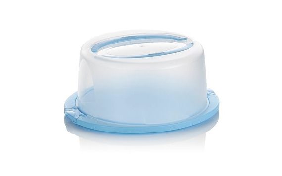 Box na dort a moučníky přenosný s víkem modrý - Kela - Přenášení dortů ...