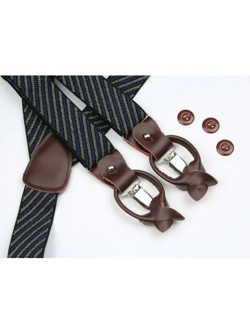 Pásikavé trendy modré traky - Budchlap.sk