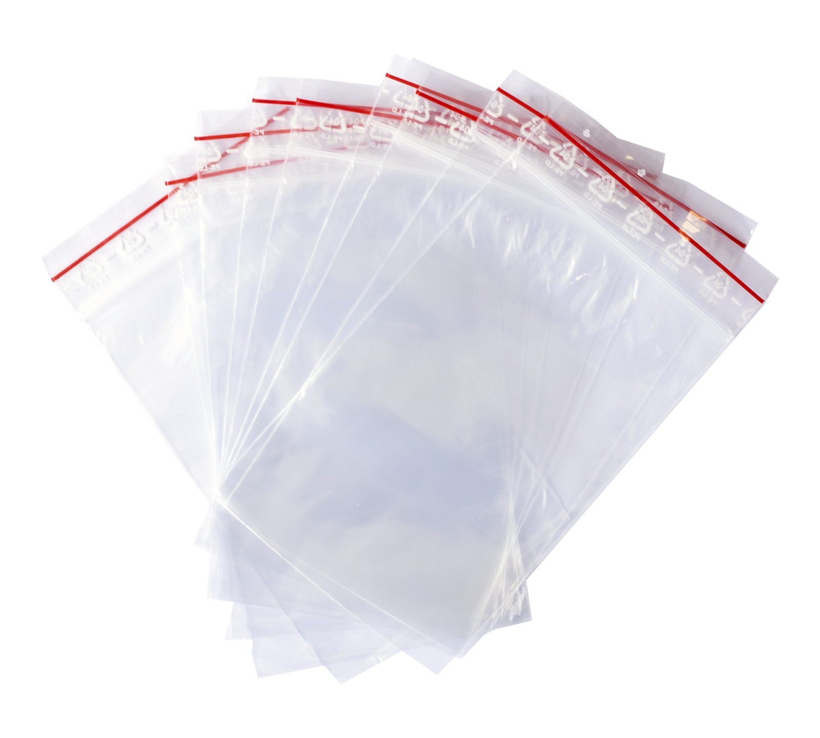 Punga ziplock 80x180mm, 100 bucati | Frogpack.ro