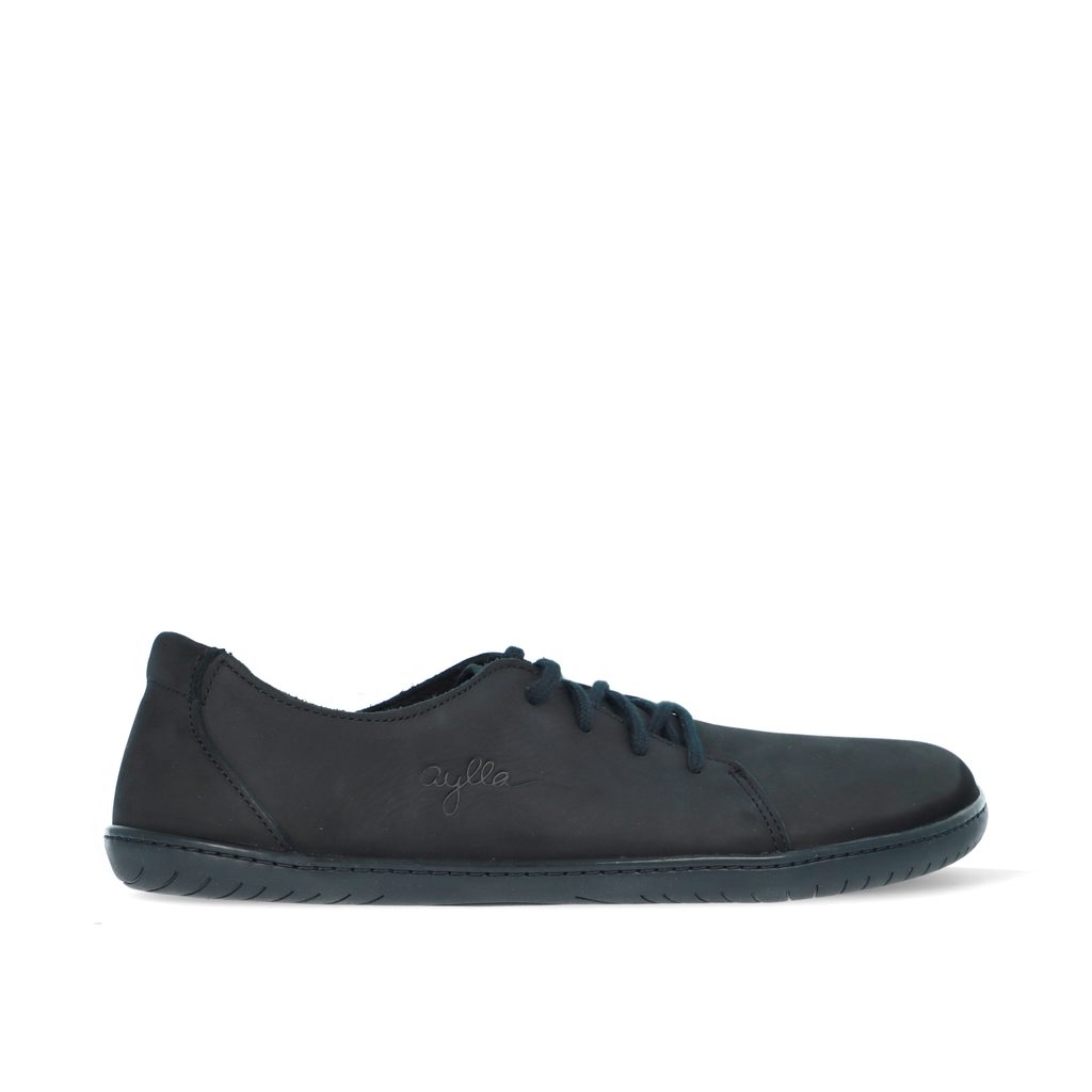 naBOSo – AYLLA BAREFOOT INCA NUBUK Black | Barefoot polobotky – Aylla Shoes – Polobotky – Pánské ...