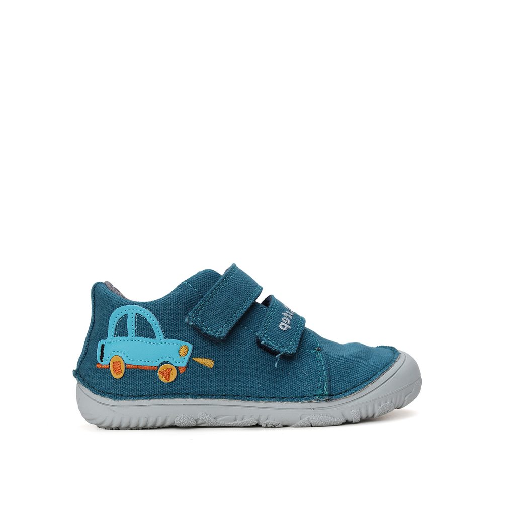 naBOSo – D.D.STEP C073-41900 PLÁTĚNÉ TENISKY Emerald | Dětské barefoot ...