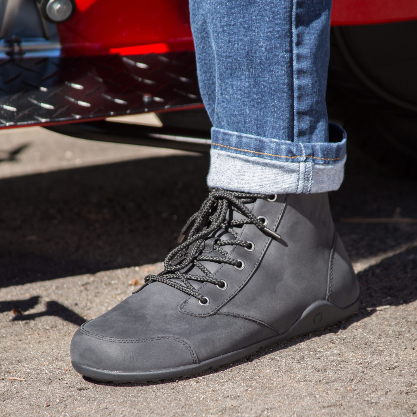 naBOSo – XERO SHOES DENVER LEATHER M Black | Pánské kotníkové barefoot ...