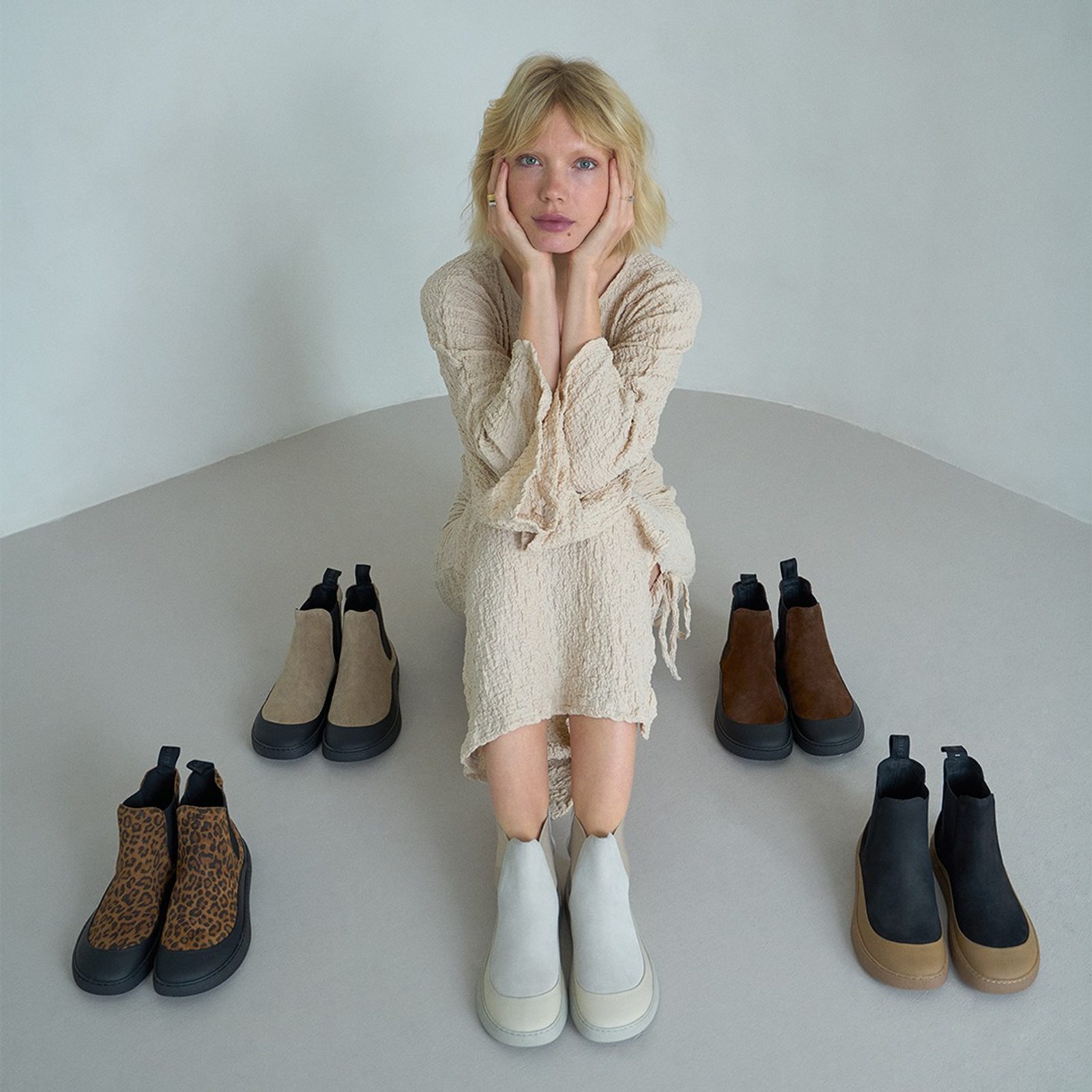 naBOSo – GROUNDIES SIENNA WOMEN Black Camel | Dámské barefoot chelsea ...