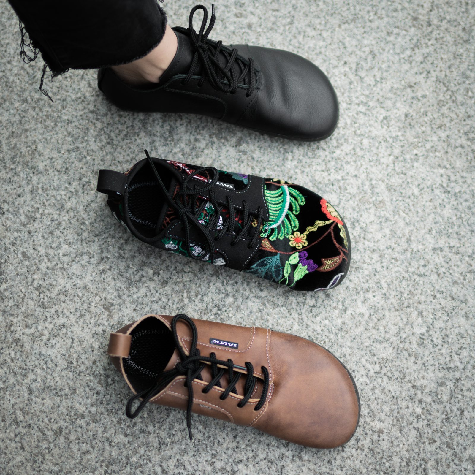 naBOSo – SALTIC SMART Black Nappa | Barefoot tenisky – Saltic – Tenisky ...