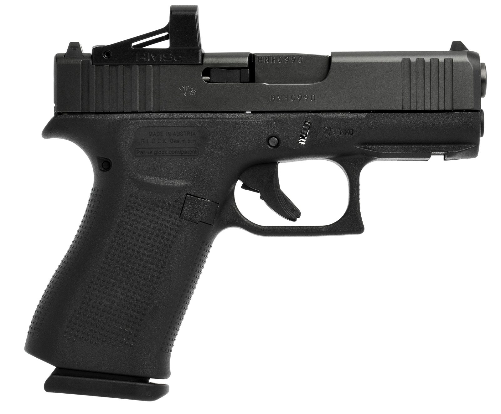 Glock 43X MOS s railem a kolimátorem RMSc Shield - Glock - Pistole ...