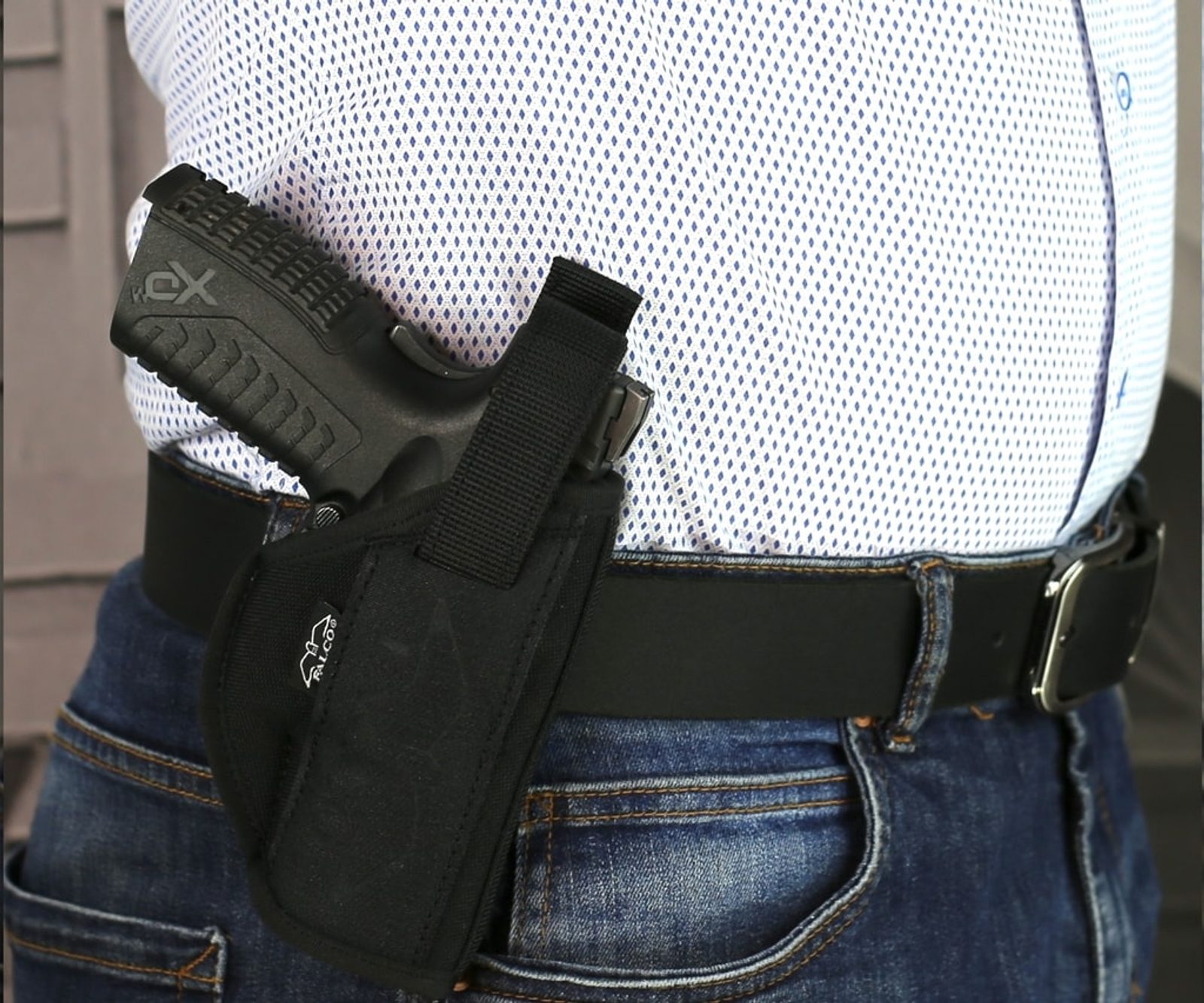 Opaskové pouzdro FALCO C706 Larson Glock 43 levák - FALCO - Pouzdra pro ...