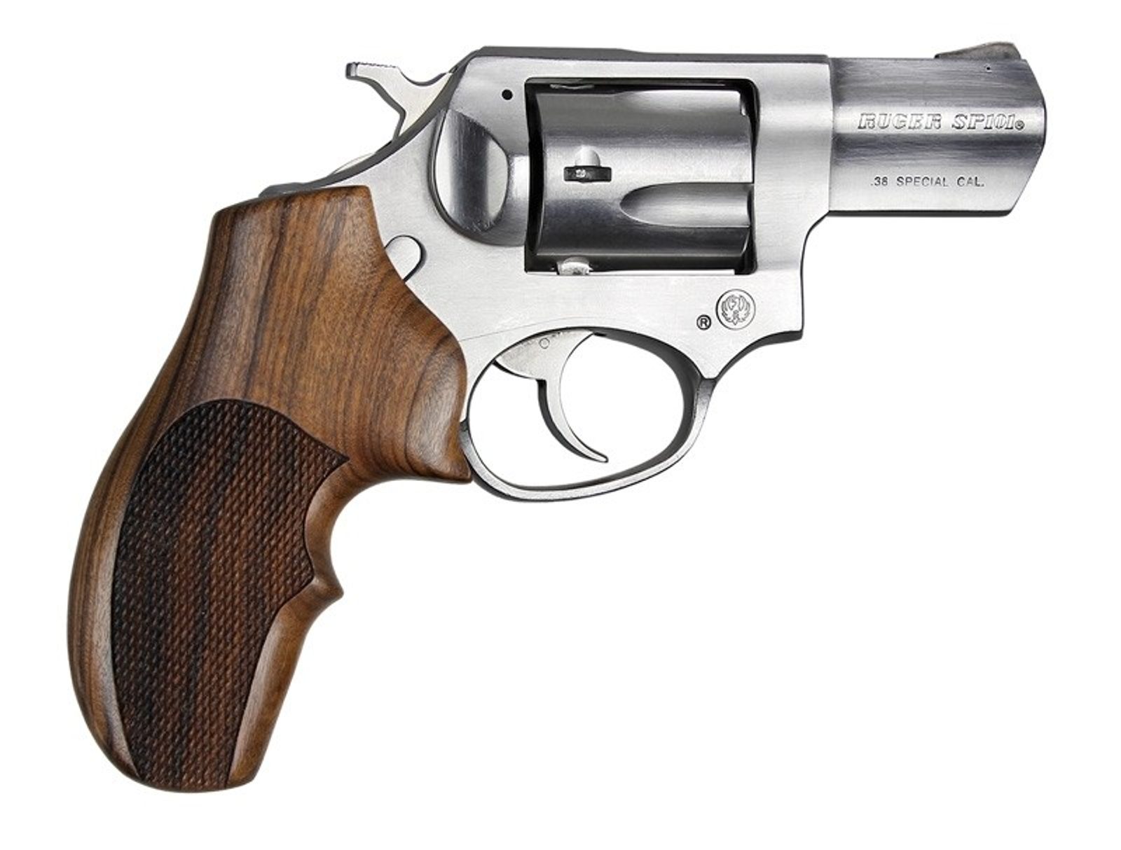 gun.cz - Střenky Hogue Ruger SP101 Pau Ferro zdrsněné s vybrání pro ...