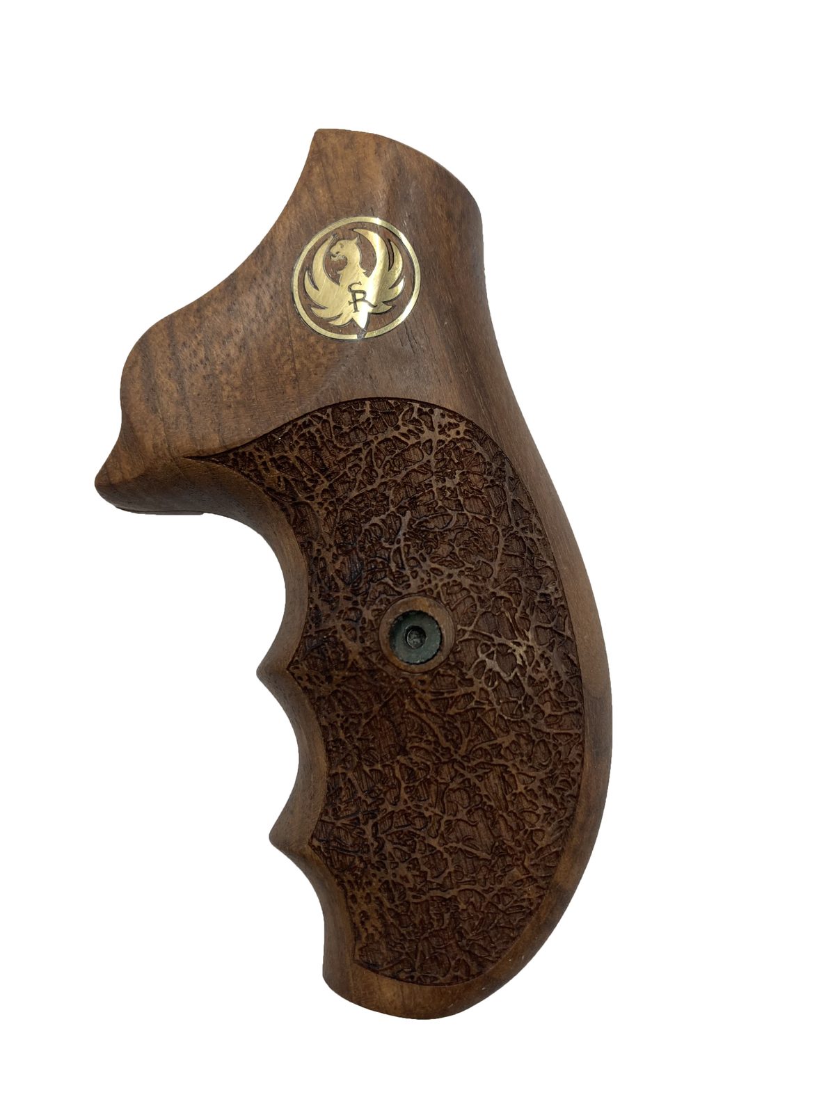 gun.cz - KSD Ruger SP101 gungrips walnut with bronze logo 2 - KSD ...