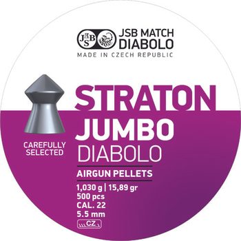 Diabolky JSB Jumbo Straton 5,50mm 500ks - JSB - Střelivo - - gun.cz