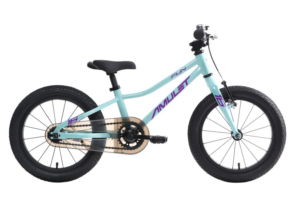 Dětské kolo Amulet 16" FUN, Celeste blue/purple 2025 | Amulet | Dětská ...