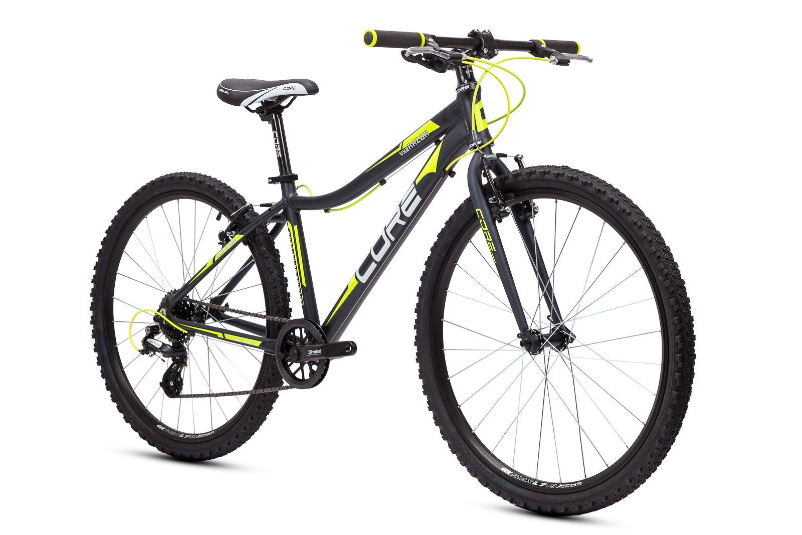 Dětské kolo Core Razor 26", černo-žlutý, 1x8 Shimano, s pevnou vidlicí ...