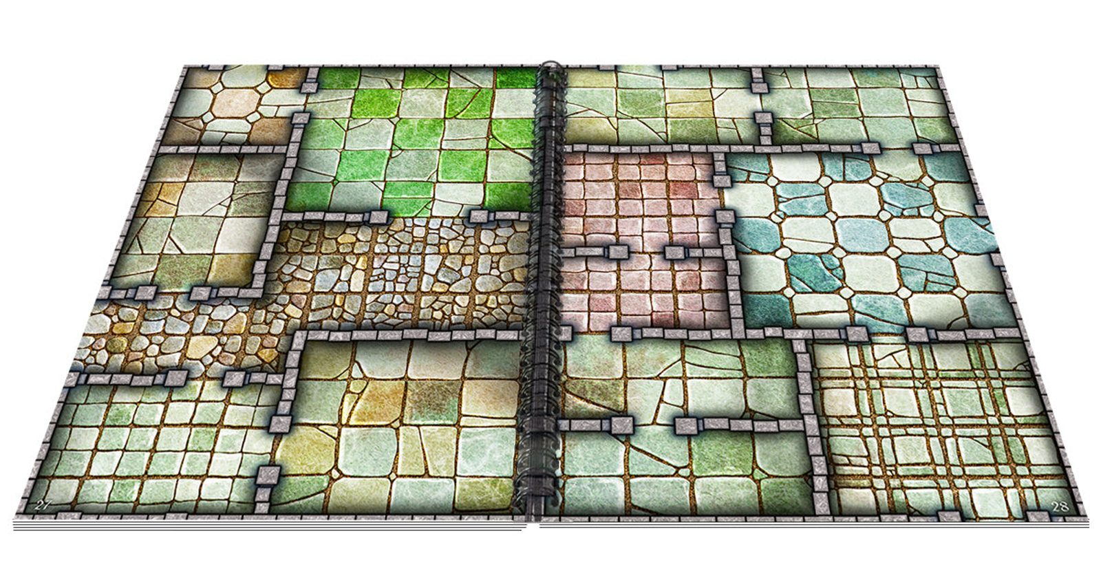 Big Book of Battle Mats - Cells & Shrines (Essential Maps For Tabletop ...
