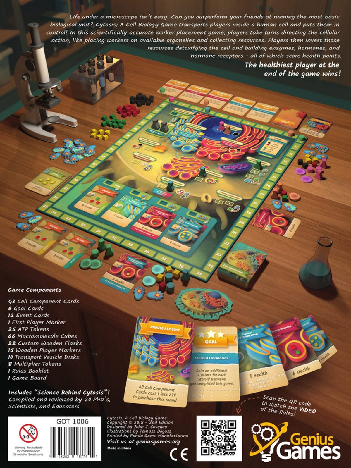 Cytosis: A Cell Biology Game | SVĚT-HER.CZ | Společenské deskové hry ...