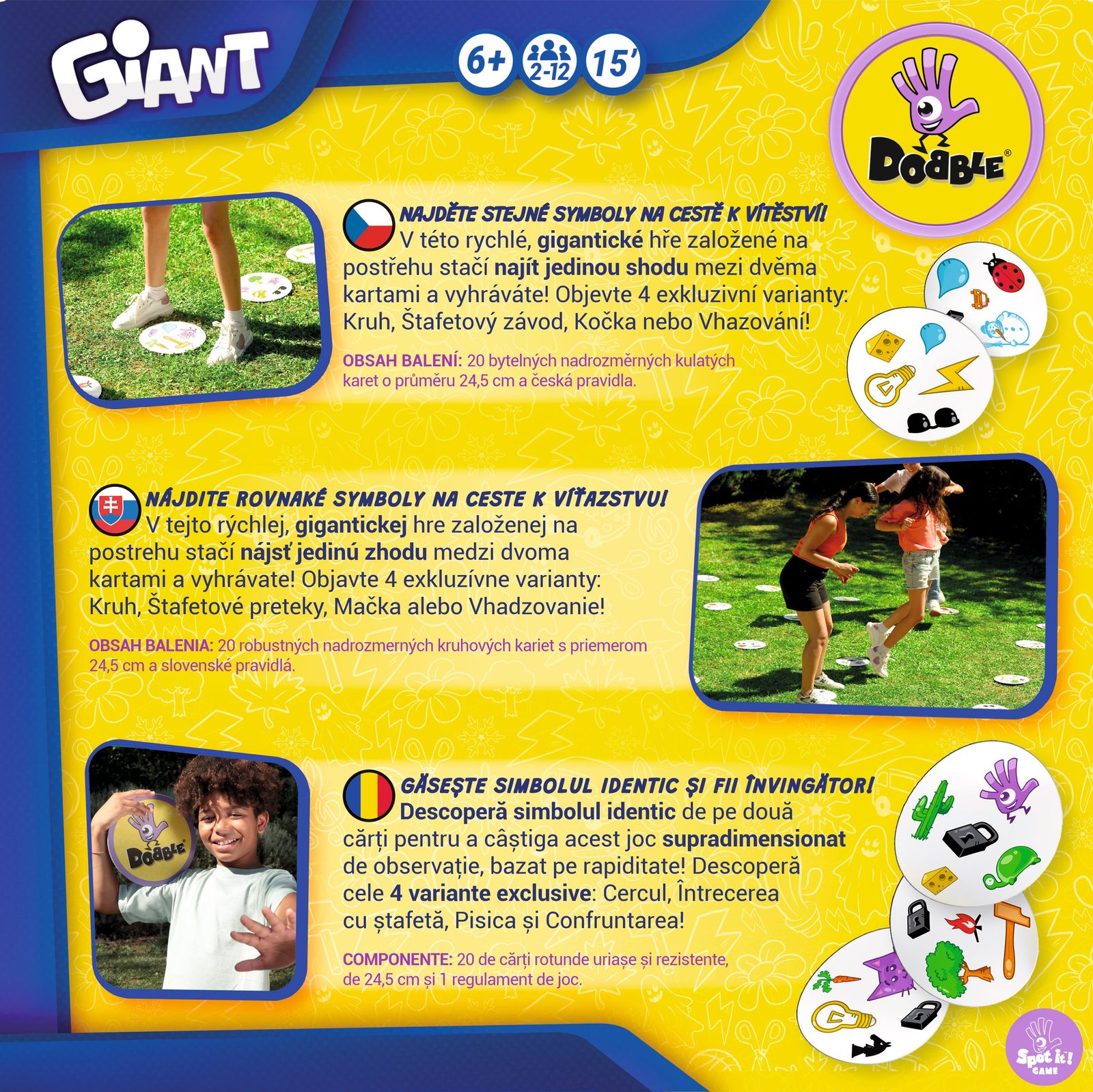 Dobble Giant (CZ) | Spoločenské doskové hry SVET-HIER.SK | Hrajte sa!