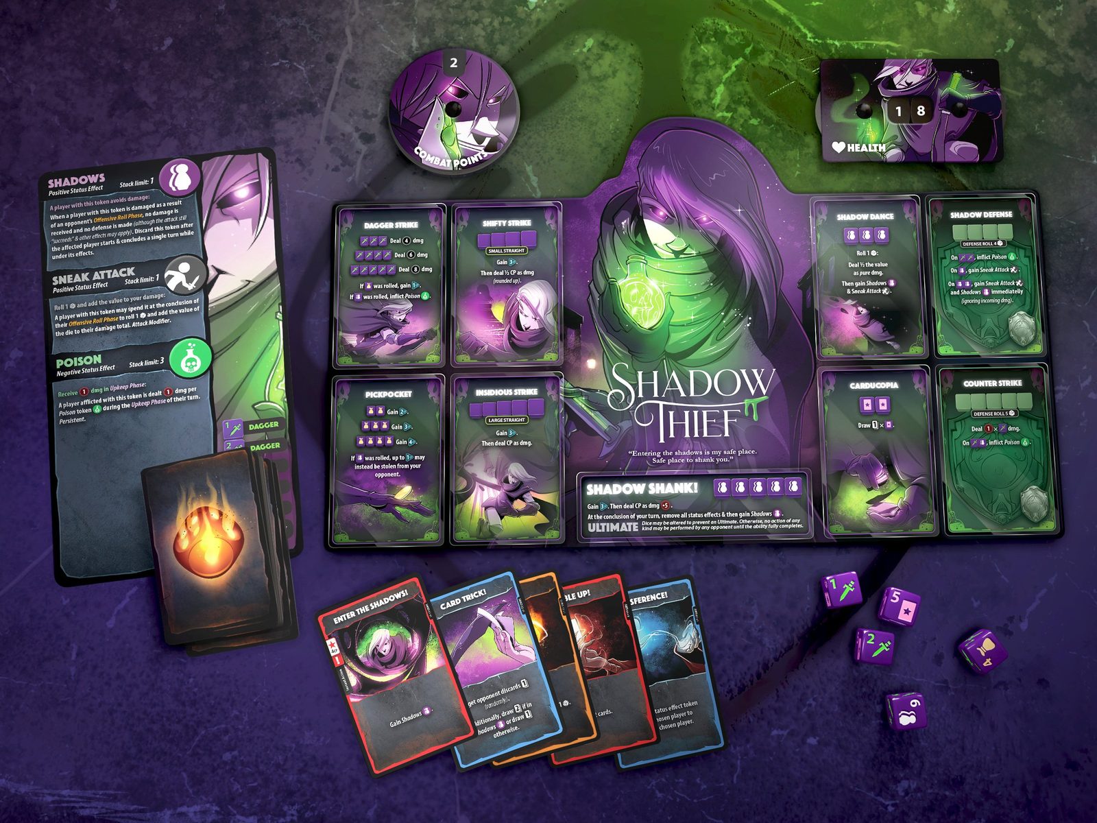 Dice Throne: ReRolled - Pyromancer v Shadow Thief (Season 2, Box 3 ...