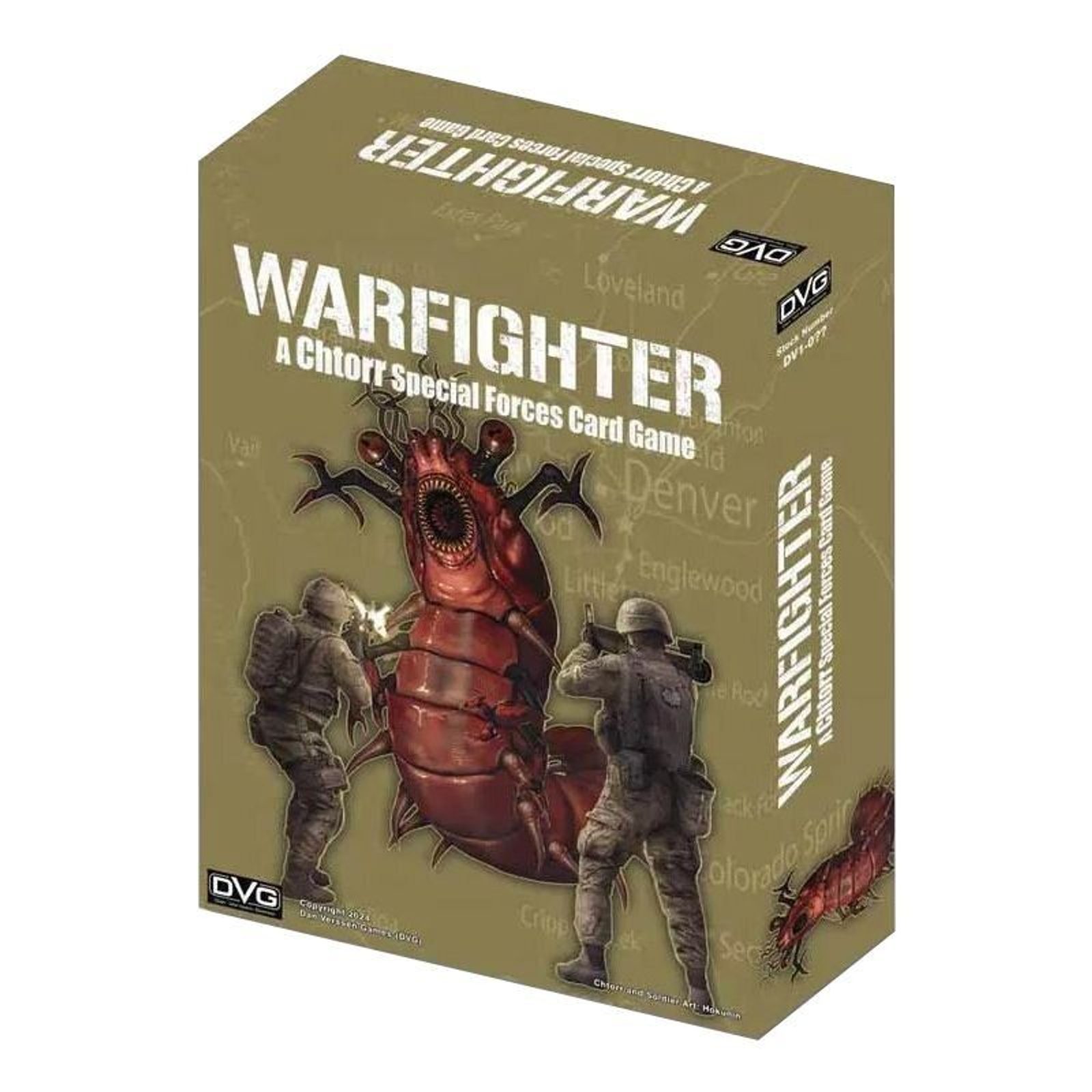 Warfighter: A Chtorr Special Forces Card Game | Spoločenské doskové hry ...