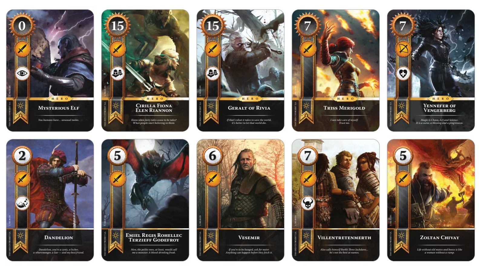 Zaklínač 3 Divoký hon: Gwint - Nilfgaard foilové karty (CZ) | SVĚT-HER ...