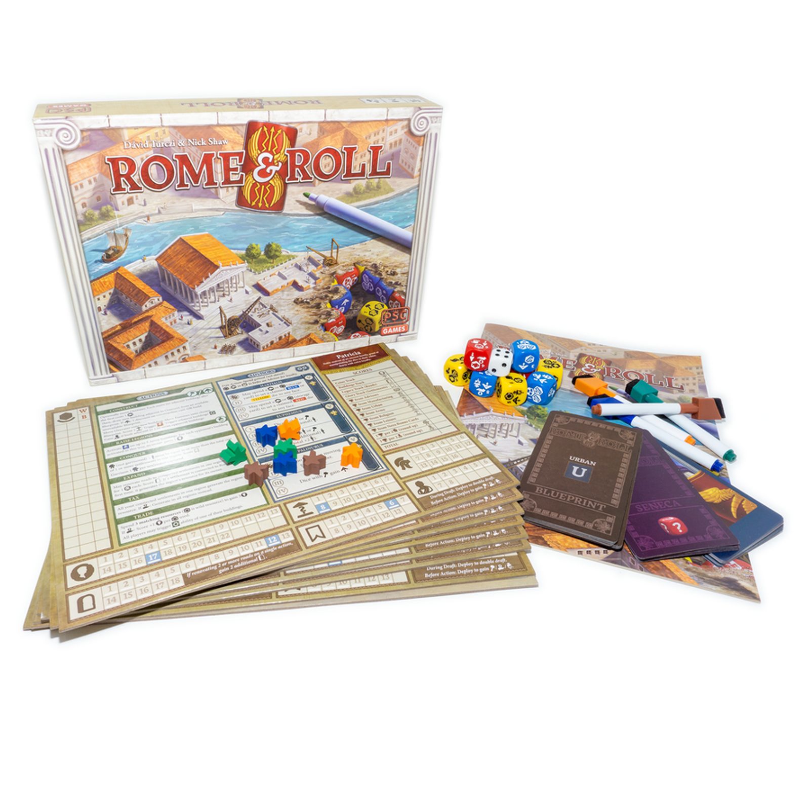 Rome & Roll | SVĚT-HER.CZ | Společenské deskové hry - Hrajte si!