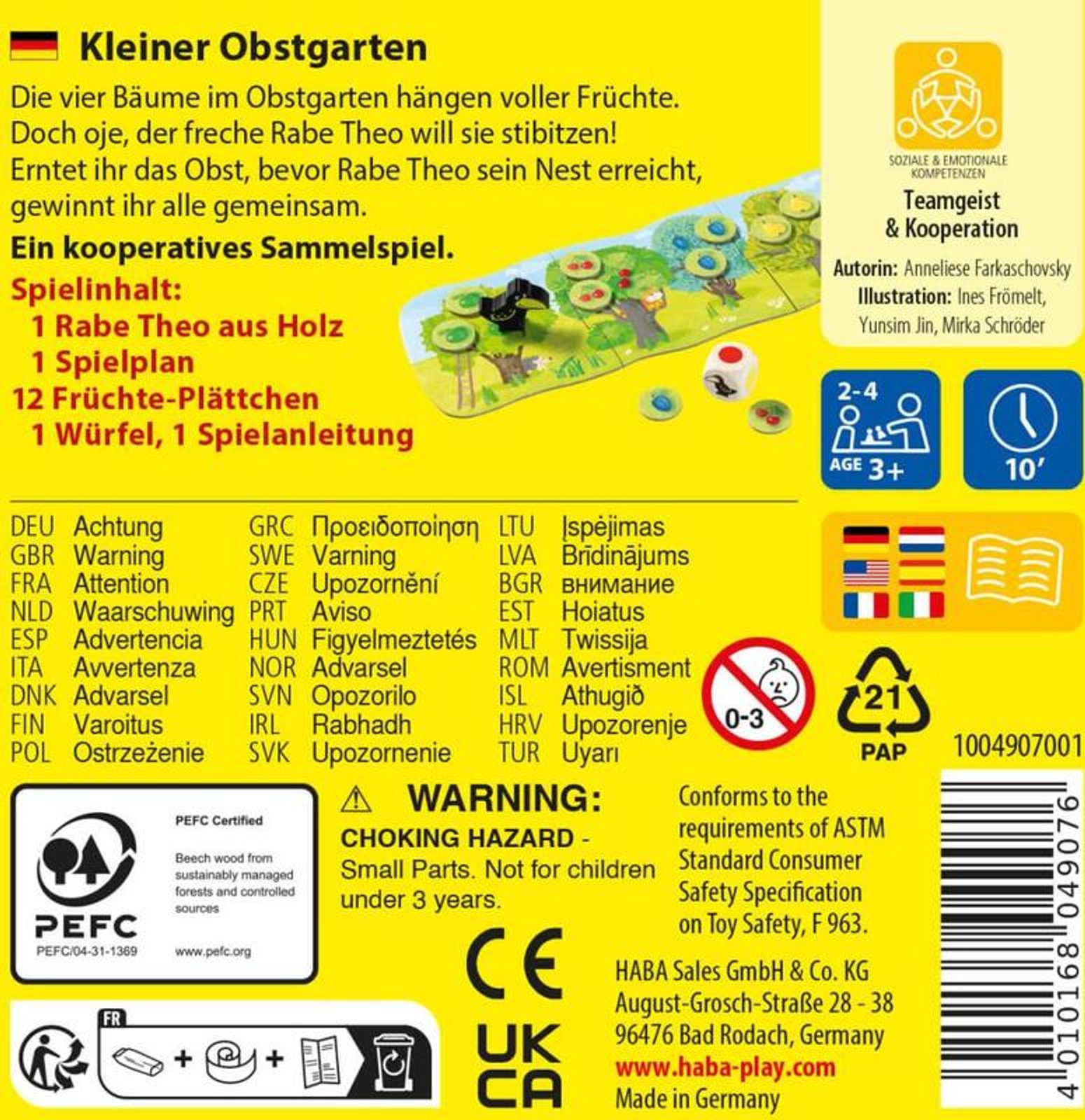 Ovocný sad MINI (Obstgarten) | SVĚT-HER.CZ | Společenské deskové hry ...