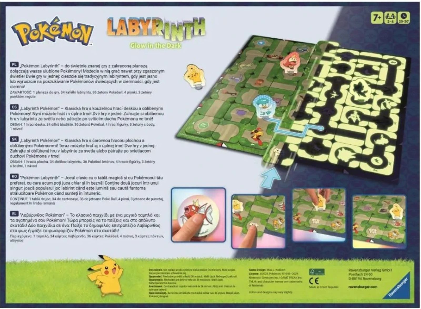 Labyrinth: Pokémon (Noční edice) | SVĚT-HER.CZ | Společenské deskové ...
