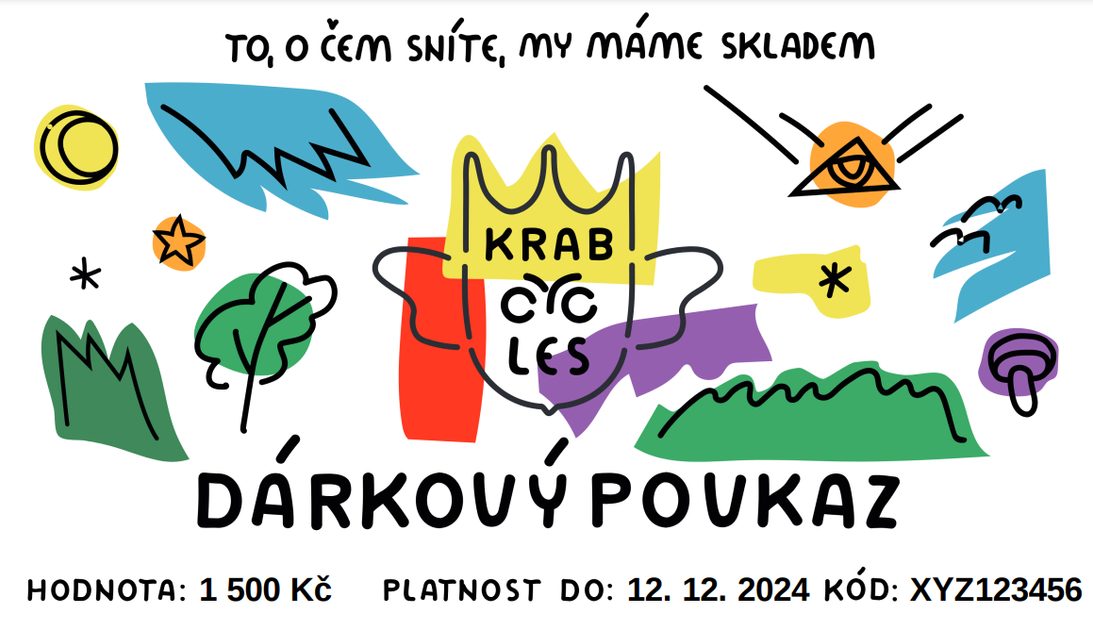 Dárkový poukaz KrabCycles - Krab cycles - Krabcycles.cz - Nejlepší ...