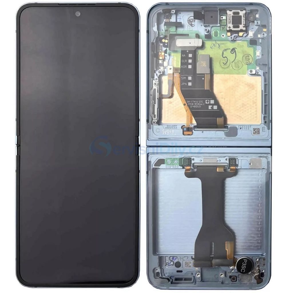Samsung Galaxy Z Flip 7 F766 LCD Display - Blue Shadow - Spare parts for everyone