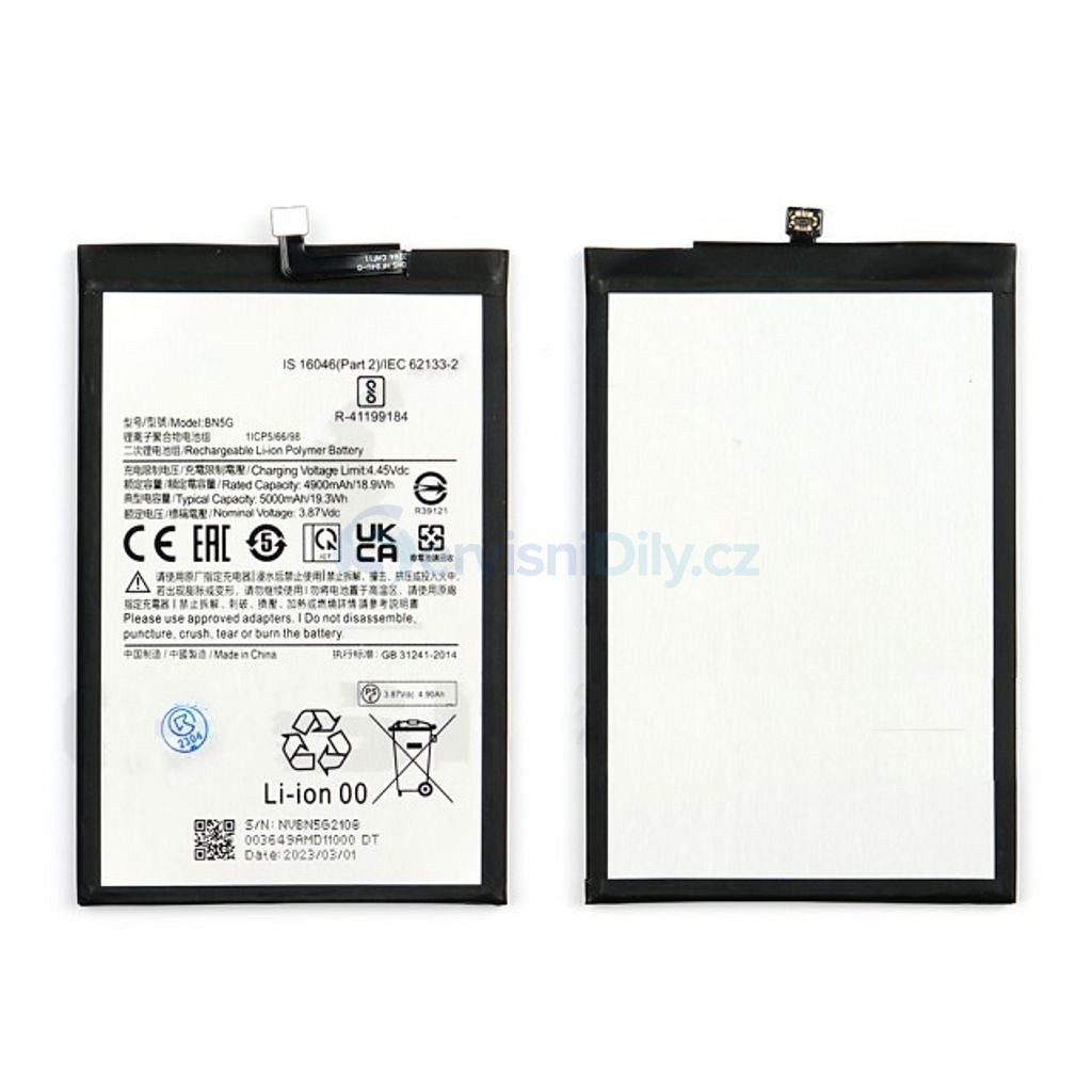 BN5G Battery for Xiaomi Redmi 10A and 10C - 5000mAh - Spare parts for ...