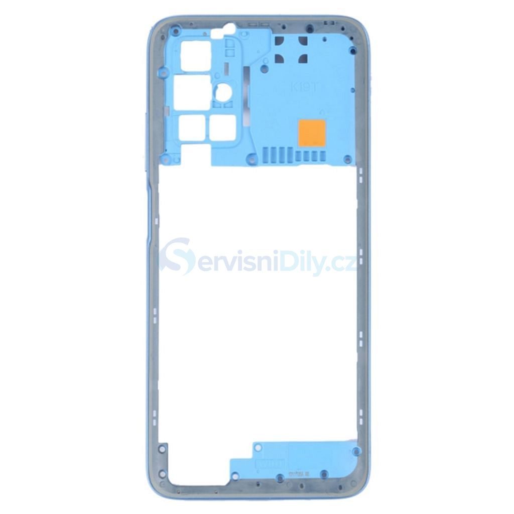 Xiaomi Redmi 10 Prime středový rámeček modrý K19B - Redmi 10 ...