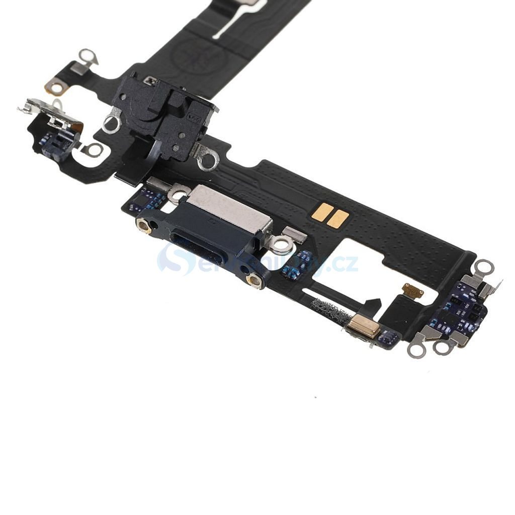 Nabíjecí konektor port nabíjení iPhone 12 černý OEM flex - iPhone 12 ...